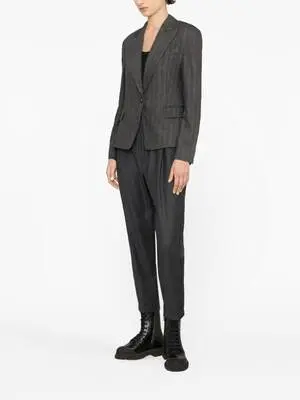 Brunello Cucinelli Single-breasted Blazer - Grey