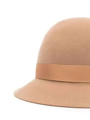 Helen Kaminski Ribbon-detail Felt Sun Hat - Neutrals