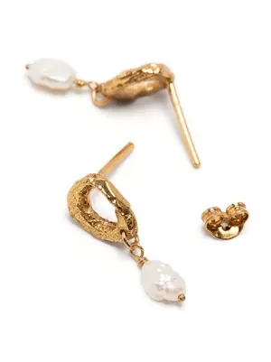 LOVENESS LEE Dio Aurum Pearl-embellished Drop Earrings