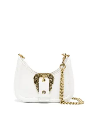 Versace Barocco-buckle Mini Bag - White