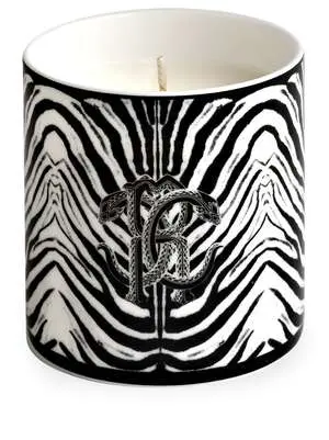 Roberto Cavalli Zebra Scented Candle - Black