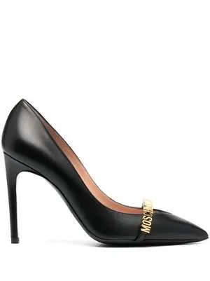 Moschino 100mm Logo-lettering Pumps
