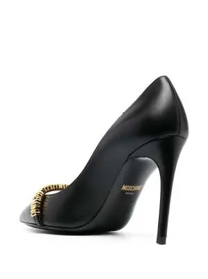 Moschino 100mm Logo-lettering Pumps