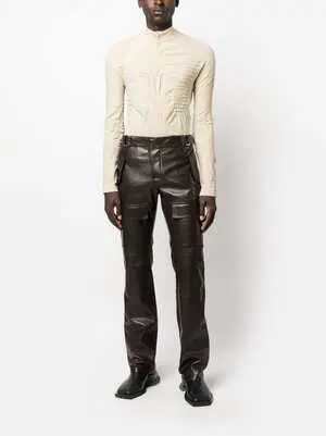 MISBHV Straight-leg Biker Trousers