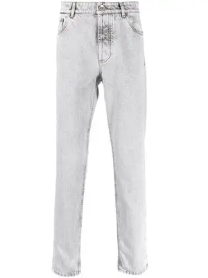Brunello Cucinelli Mid-rise Tapered-leg Jeans