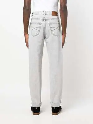 Brunello Cucinelli Mid-rise Tapered-leg Jeans