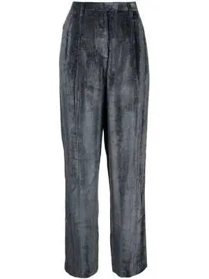 Brunello Cucinelli Corduroy Tapered Trousers - Blue