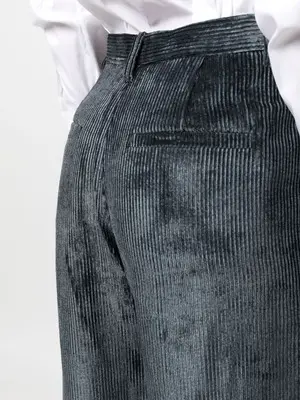 Brunello Cucinelli Corduroy Tapered Trousers - Blue