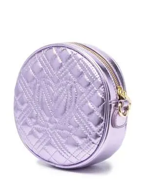 Moschino Quilted Round Cross-body Bag