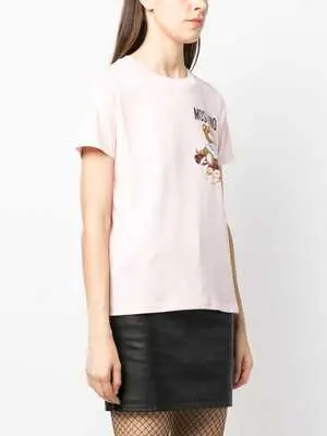 Moschino Teddy Bear-motif Cotton T-shirt