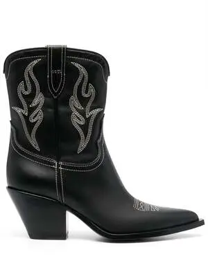 SONORA Perla Leather Ankle Boots