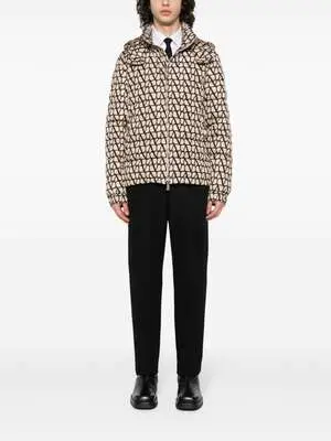 Valentino Garavani Toile Iconographe Down Jacket - Neutrals