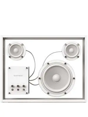 TRANSPARENT Large Speaker - White