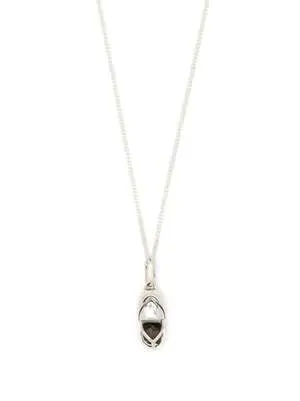CAPSULE ELEVEN Onyx Pendant Necklace - Silver