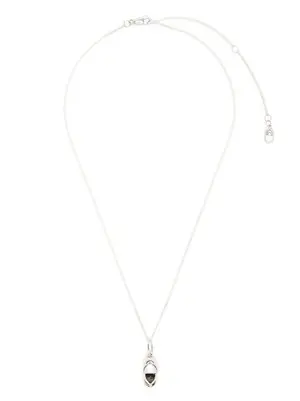 CAPSULE ELEVEN Onyx Pendant Necklace - Silver