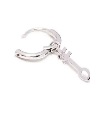 CAPSULE ELEVEN Nefer Symbol Hoop Earring - Silver