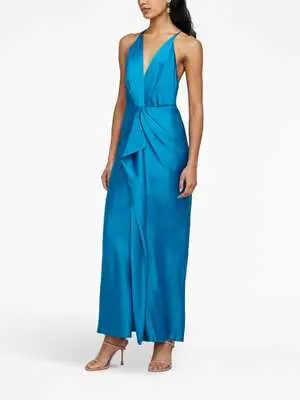 Simkhai Giana Draped Detail Sleeveless Maxi Dress
