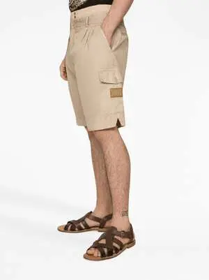 Dolce & Gabbana High-waisted Cargo Shorts - Neutrals
