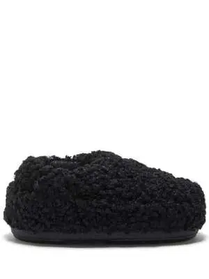 Moon Boot Faux-curly-fur Slippers