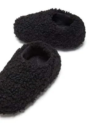 Moon Boot Faux-curly-fur Slippers