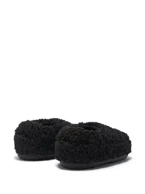 Moon Boot Faux-curly-fur Slippers
