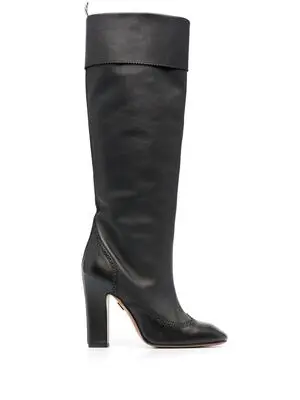 Thom Browne Brogued Knee-high Boots