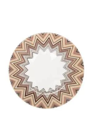 Missoni Set Of Six Zigzag-print Tea Cup Set - White