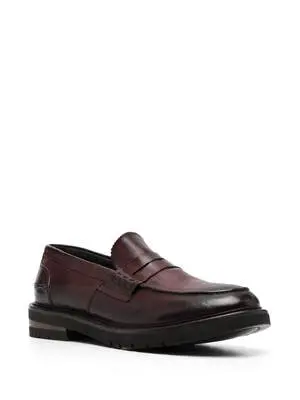 Moma Nairobi Penny-slot Leather Loafers