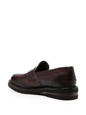 Moma Nairobi Penny-slot Leather Loafers