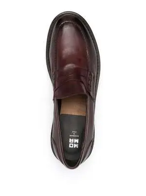 Moma Nairobi Penny-slot Leather Loafers