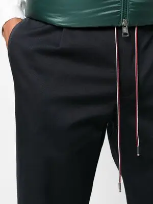 Moncler Drawstring-waist Straight-leg Trousers