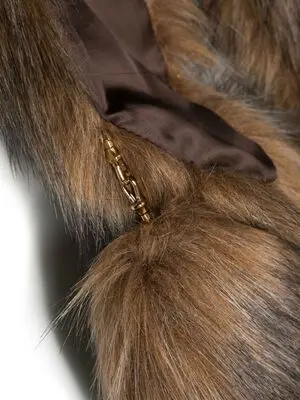 Moschino Detahcable-detail Faux-fur Scarf