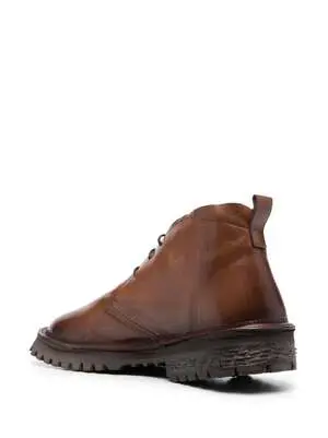 Moma Lace-up Leather Boots