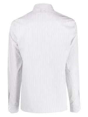 Eleventy Long-sleeve Striped Shirt