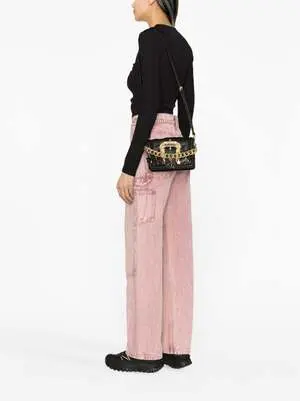 Versace Star-motif Faux-leather Tote