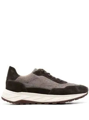 HENDERSON BARACCO Low-top Leather Sneakers - Brown
