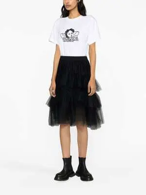 Simone Rocha Tiered Tulle Skirt - Black
