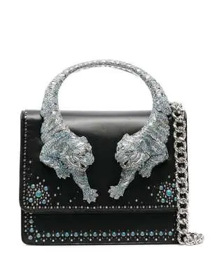 Roberto Cavalli Silver Tone Shoulder Bags