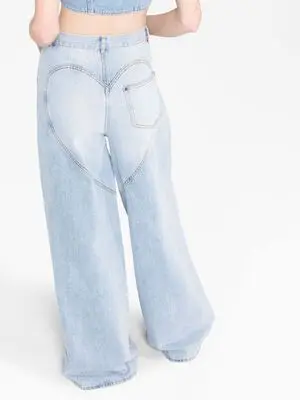 AREA Wide-leg Jeans