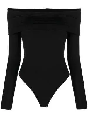 Matériel Off-shoulder Bodysuit