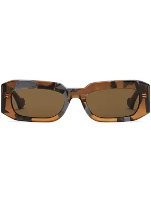 Gucci Graphic-print Rectangular Sunglasses