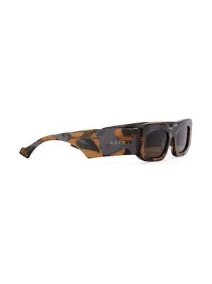 Gucci Graphic-print Rectangular Sunglasses