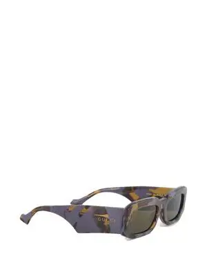Gucci Graphic-print Rectangular Sunglasses