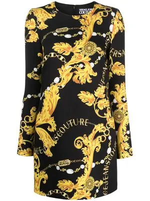 Versace Baroque Print Minidress