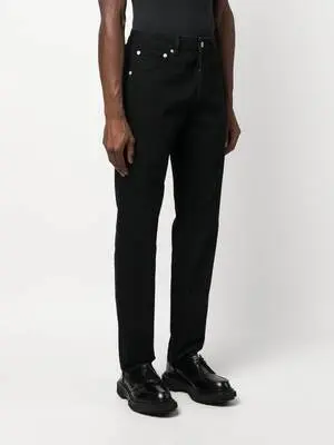 Kenzo Logo Patch Straight-leg Jeans