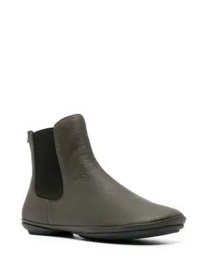 Camper Nina Elasticated-panel Ankle Boots - Green