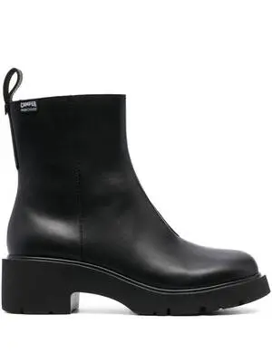 Camper Milah 75mm Ankle Boots - Black