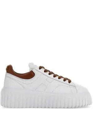 Hogan Logo-embroidered Sneakers - White