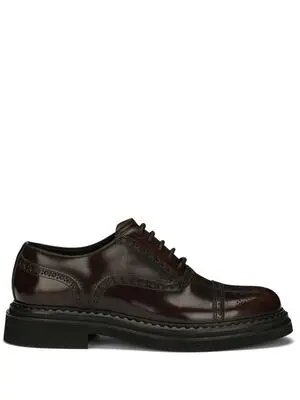 Dolce & Gabbana Francesina Leather Derby Shoes