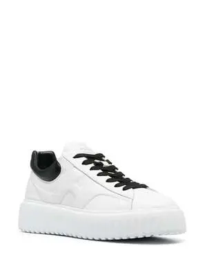 Hogan H-stripes Low-top Sneakers - White